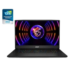 hidevolution [2023] msi titan gt77hx 13vh 17.3″ uhd 144hz, 2.2 ghz i9-13980hx, rtx 4080, 128 gb ddr5 ram, 16 tb pcie ssd, windows 11 pro