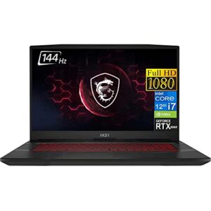 msi katana gaming laptop 2023 newest, 15.6″ fhd display, 12th gen intel core i7-12700h processor, 64gb ram, 1tb ssd, nvidia geforce rtx 3060 graphics, webcam, windows 11 home, bundle with jawfoal