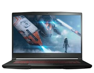 newest 2022 msi gf63 gaming laptop, 15.6” full hd display, intel core i5-10500h processor, 32gb ram, 1tb ssd, nvidia geforce gtx 1650 graphics, backlit keyboard, windows 10 home, black