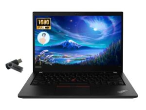 new lenovo thinkpad t14 business laptop, 14″ fhd ips display, intel core i5-1135g7, windows 11 pro, 512gb ssd, 16gb ram, fingerprint, tech deal usb