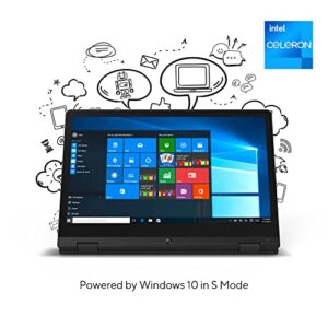 Core Innovations CLT1164 11.6" Touchscreen Convertible 2 in 1 Notebook - HD - 1366 x 768 - Intel Celeron N3350-64 GB Flash Memory, 0.70"x10.9"x7.5"