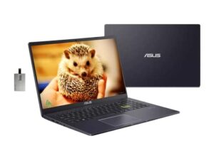 asus 2022 15.6″ hd laptop, intel pentium silver n5030 processor, 4gb ram, 128gb emmc flash memory, intel hd graphics 605, 1-year office 365 personal, black, windows 11s, 32gb snowbell usb card