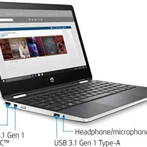 Latest 2020 HP Pavilion X360 11 2 in 1 Laptop 11.6" HD IPS Touchscreen Intel Quad-Core Pentium Silver N5000 4GB DDR4 128GB SSD + 128GB SD Card HP Audio Boost HDMI + Pen