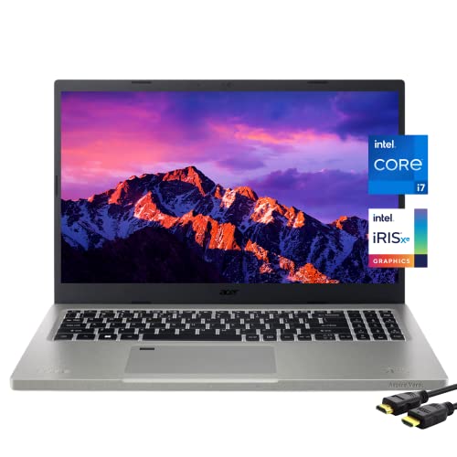 Acer Aspire Vero Business Slim Laptop, 15.6" FHD IPS Display, 11 Gen Intel Core i7-1195G7, Intel Iris Xe Graphics, 16GB DDR4 | 512GB NVMe SSD, Fingerprint Reader, Backlit Keyboard, Windows 11 Home