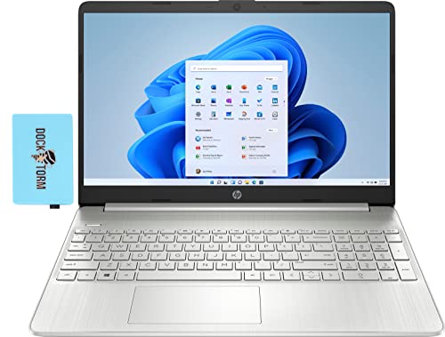 2022 Newest HP 15.6" FHD 60Hz IPS Display Business Laptop (AMD Ryzen 5 5500U 6-Core, 16GB RAM, 256GB PCIe SSD, AMD Radeon, WiFi 5, Bluetooth 5.1, HD Webcam, HDMI, Win 11 Pro) with Hub