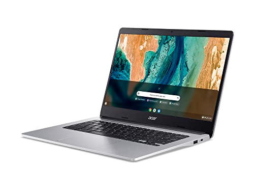 Acer Chromebook 314 | MediaTek MT8183C Octa-Core Processor | 14" HD Display | Mali-G72 MP3 Graphics | 4GB LPDDR4X | 32GB eMMC | Wi-Fi 5 | Chrome OS | CB314-2H-K3YM