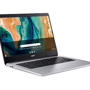 Acer Chromebook 314 | MediaTek MT8183C Octa-Core Processor | 14" HD Display | Mali-G72 MP3 Graphics | 4GB LPDDR4X | 32GB eMMC | Wi-Fi 5 | Chrome OS | CB314-2H-K3YM