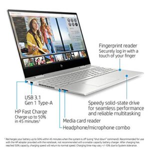 HP ENVY x360 Convertible 15-inch FHD Touchscreen 2-in-1 Laptop, 10th Gen Intel Core i7-10510U, 8GB RAM, 512GB SSD, Windows 10 Home, Fingerprint Reader, Webcam Kill Switch (15-dr1010nr, Natural Silver)