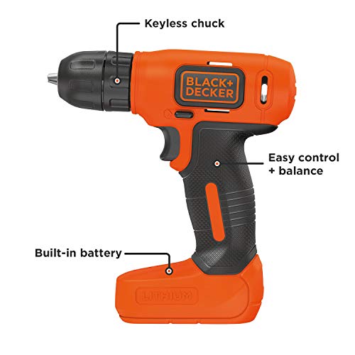 BLACK+DECKER 8V MAX Cordless Drill/Driver (BDCD8C)