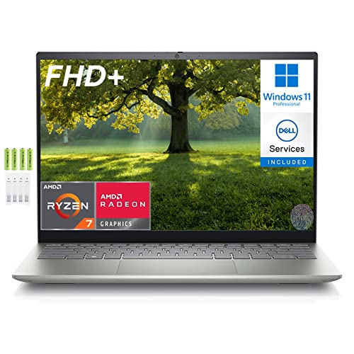 Dell Inspiron 14 5425 Business Laptop Computer [Windows 11 Pro], 14" FHD+ (1920 x 1200), 8-core AMD Ryzen7 5825U, 64GB RAM, 2TB PCIe SSD, Fingerprint, Backlit Keyboard, Wi-Fi 6, BT 5.2, w/Battery