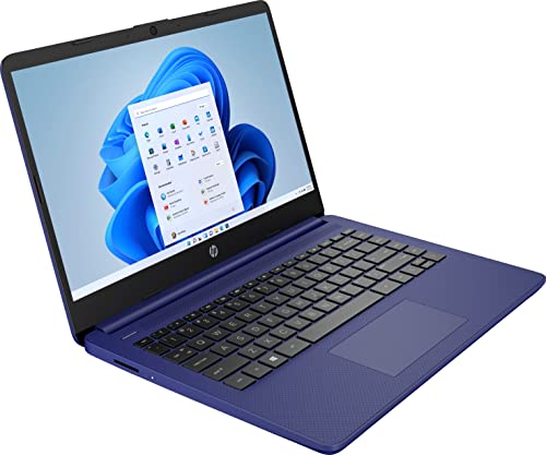 2022 Newest HP Stream 14" HD Display, Intel Celeron N4120 Processor, 4GB Memory - 64GB eMMC ,WiFi ,Bluetooth, Type-C, 802.11AC , Win10 S - Indigo Blue