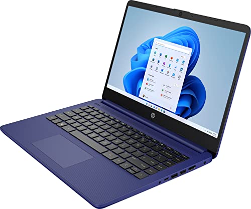 2022 Newest HP Stream 14" HD Display, Intel Celeron N4120 Processor, 4GB Memory - 64GB eMMC ,WiFi ,Bluetooth, Type-C, 802.11AC , Win10 S - Indigo Blue