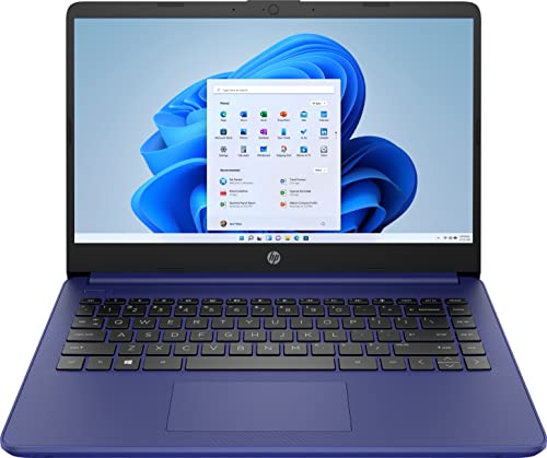 2022 Newest HP Stream 14" HD Display, Intel Celeron N4120 Processor, 4GB Memory - 64GB eMMC ,WiFi ,Bluetooth, Type-C, 802.11AC , Win10 S - Indigo Blue