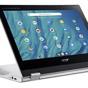 Acer Chromebook Spin 311 2-in-1 Convertible Laptop | 11.6" HD Touchscreen | MediaTek MT8183C Octa-Core Processor | 4GB LPDDR4X | 32GB eMMC | USB-C | Wi-Fi 5 | BT | Webcam | Chrome OS | TiTac Card