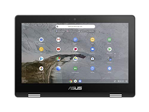 ASUS Chromebook Flip C214MA-YS02T 11.6” Ruggedized and Water Resistant Chromebook, 360 Touchscreen 2 in 1, Intel N4000, 4GB DDR4 RAM, 32GB Storage, Mil STD design, Chrome OS, Stylus