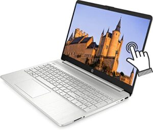 hp 2021 latest pavilion 15.6 fhd touchscreen laptop computer, 10th gen intel quard-core i7-1065g7, 802.11ac, webcam, bluetooth, windows 10, silver, cue accessories (16gb ddr4, 1tb ssd)