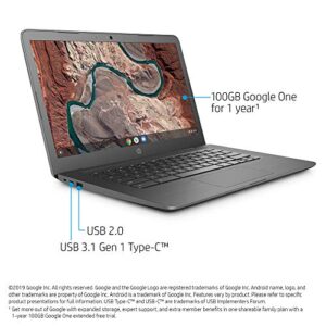 HP Chromebook 14-inch Laptop with 180-Degree Swivel, AMD Dual-Core A4-9120 Processor, 4 GB SDRAM, 32 GB eMMC Storage, Chrome OS (14-db0020nr, Chalkboard Gray)