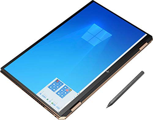 HP - Spectre x360 2-in-1 15.6" 4K Ultra HD Touch-Screen Laptop Intel Core i7 16GB Memory GeForce GTX 1650 Ti 1TB SSD - Nightfall Black - 15-EB0053DX 9GB30UA#ABA