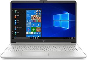 hp 15.6″ hd display laptop computer, 11th gen intel core i3-1115g4(up to 4.1ghz), 16gb ram, 256gb ssd, webcam, bluetooth, wi-fi, hdmi, windows 10 s, silver