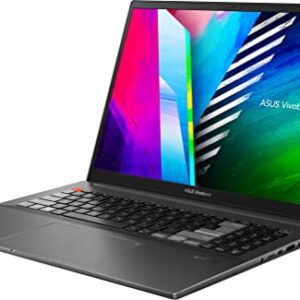 ASUS Vivobook Pro 16X OLED Gaming & Entertainment Laptop (AMD Ryzen 7 5800H 8-Core, 16GB RAM, 1TB PCIe SSD, GeForce RTX 3050 Ti, 16.0" 60Hz 3840x2400, Fingerprint, WiFi, Win 11 Pro) with Hub