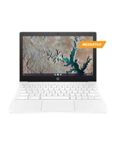 hp chromebook 11 laptop, mediatek mt8183, 4 gb ram, 64 gb emmc, 11.6″ hd touchscreen, chrome os, long battery life, usb-c port, custom-tuned speakers, lightweight (11a-na0110nr, 2022, snow white)