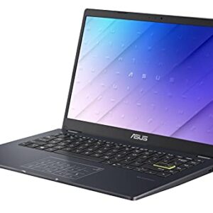 ASUS L410 MA-DB04 Ultra Thin Laptop, 14” FHD Display, Intel Celeron N4020 Processor, 4GB RAM, 128GB Storage, NumberPad, Windows 10 Home in S Mode, Star Black (Renewed)