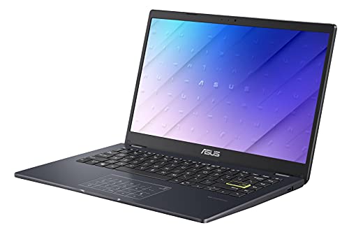 ASUS L410 MA-DB04 Ultra Thin Laptop, 14” FHD Display, Intel Celeron N4020 Processor, 4GB RAM, 128GB Storage, NumberPad, Windows 10 Home in S Mode, Star Black (Renewed)