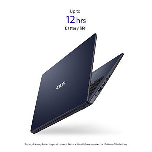 ASUS L410 MA-DB04 Ultra Thin Laptop, 14” FHD Display, Intel Celeron N4020 Processor, 4GB RAM, 128GB Storage, NumberPad, Windows 10 Home in S Mode, Star Black (Renewed)