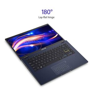 ASUS L410 MA-DB04 Ultra Thin Laptop, 14” FHD Display, Intel Celeron N4020 Processor, 4GB RAM, 128GB Storage, NumberPad, Windows 10 Home in S Mode, Star Black (Renewed)