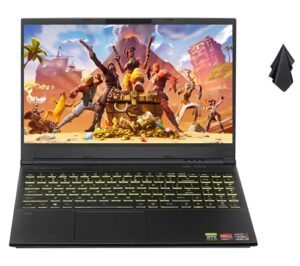 2021 evoo vr ready gaming laptop, 15.6” fhd 120hz display, amd ryzen 7 4800h octa-core up to 4.20 ghz, geforce rtx 2060, 32gb ram, 1 tb pcie ssd , rgb backlit kb, hdmi, dp, win10 + oydisen cloth