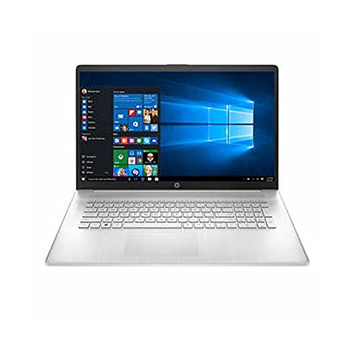 2021 HP 17.3" HD+ Touchscreen Laptop Computer, AMD Ryzen 5-5500U(6-core) Processor, 12GB DDR4 RAM, 1TB HDD, AMD Radeon Graphics, HD Audio, HD Webcam, HDMI, Win10, Silver, 32GB USB Card (Renewed)