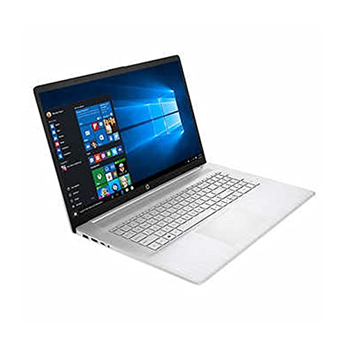 2021 HP 17.3" HD+ Touchscreen Laptop Computer, AMD Ryzen 5-5500U(6-core) Processor, 12GB DDR4 RAM, 1TB HDD, AMD Radeon Graphics, HD Audio, HD Webcam, HDMI, Win10, Silver, 32GB USB Card (Renewed)