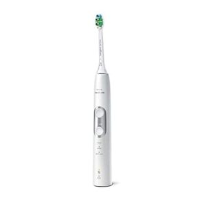 Philips Sonicare HX6877/84 ProtectiveClean 6100 Sonic Electric Toothbrush with InterCare Brush Heads, Built-in Pressure Sensor and 3 Brushing Modes and Intensities