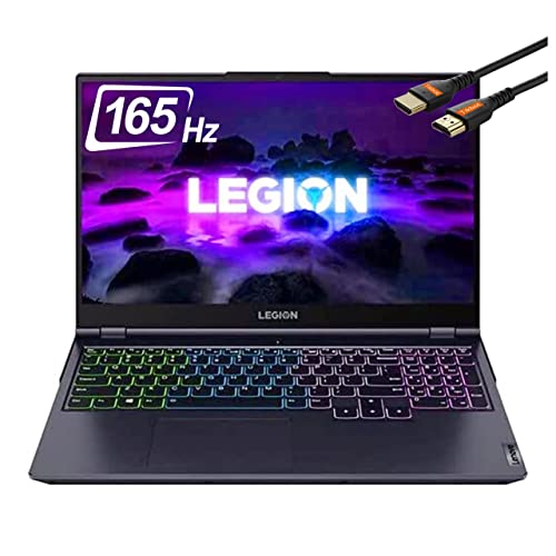 Lenovo Legion 5 Gaming Laptop, 15.6" FHD IPS 165Hz, AMD Ryzen 7 5800H, Wi-Fi 6, GeForce RTX 3060 (130W), Windows 11, W/HDMI Cable (32GB RAM | 1TB PCIe SSD)