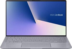 asus zenbook 14 laptop – amd ryzen 5-8gb ram – nvidia geforce mx350-256gb ssd – win 10, light gray