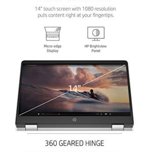 HP Chromebook x360 14a Laptop - Dual Core Intel Celeron N4020 - 4 GB RAM - 32 GB eMMC Storage - 14-inch HD Touchscreen - Google Chrome OS - Lightweight and Long Battery Life (14a-ca0010nr, 2020)