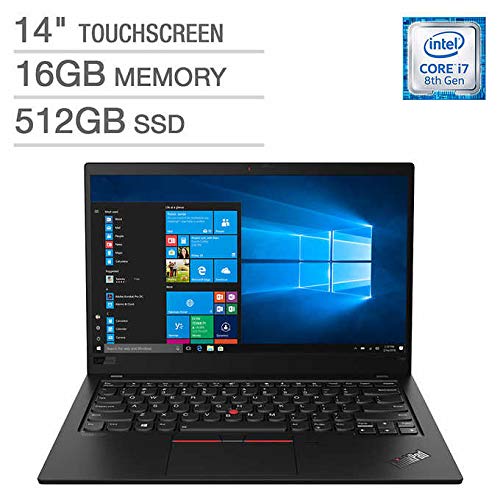 Lenovo ThinkPad X1 Carbon 7th Generation Ultrabook: Core i7-8565U, 16GB RAM, 512GB SSD, 14" FHD Display, Backlit Keyboard