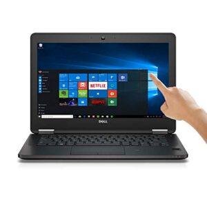 dell latitude e7270 high performance flagship business ultrabook pc, 12.5” fhd touchscreen intel i7-6600u 8gb ddr4 512gb ssd backlit keyboard windows 10 professional (renewed)