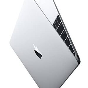 2017 Apple MacBook Laptop with Intel Core m3, 1.2GHz (MNYH2LL/A, 12in, Retina Display, Dual Core Processor, 8GB RAM, 256GB, Intel HD Graphics, Mac OS) - Silver (Renewed)