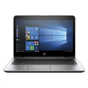 HP Elitebook 745 G4 14" Notebook, Windows, AMD A8 1.6 GHz, 4 GB RAM, 500 GB HDD, AMD Radeon R5 , Silver (1FX54UT#ABA) (Renewed)