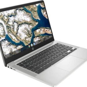 HP Chromebook 14a-nd0010ca 14" AMD 3015Ce 4 GB Memory; 64 GB eMMC Storage Chrome OS Mineral Silver(Renewed)