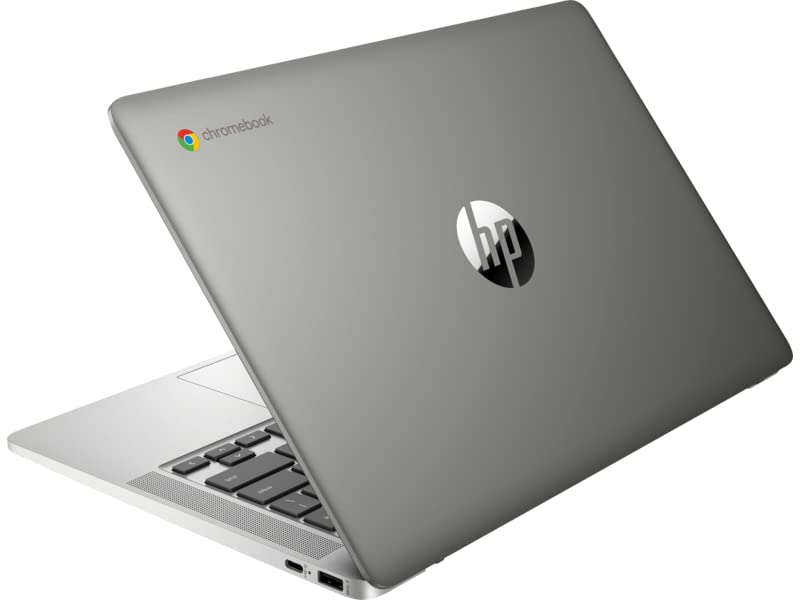 HP Chromebook 14a-nd0010ca 14" AMD 3015Ce 4 GB Memory; 64 GB eMMC Storage Chrome OS Mineral Silver(Renewed)