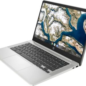 HP Chromebook 14a-nd0010ca 14" AMD 3015Ce 4 GB Memory; 64 GB eMMC Storage Chrome OS Mineral Silver(Renewed)