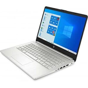 2022 HP Stream 14" HD Laptop, AMD Athlon Silver 3050U Processor, 4GB RAM, 64GB eMMC , 720p HD Webcam, AMD Radeon Graphics, Bluetooth, Windows 10 Home, Silver, 32GB SnowBell USB Card