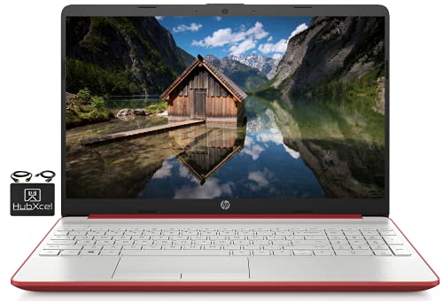 2021 Newest HP Laptop Computer, 15.6" HD Display,Intel Pentium Dual-core N5000 Upto 2.7 GHz, 4GB DDR4 RAM, 128GB SSD, HD Webcam, HDMI, Bluetooth, WiFi, Win10 S, 10+ Hours Battery, w/Hubxcel Cables