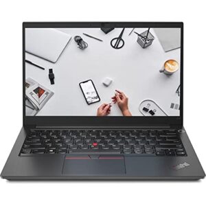 lenovo thinkpad e14 gen3 business laptop, 14″ full hd screen, amd ryzen 7 5700u processor, 16gb ram, 512gb ssd, backlit keyboard, wi-fi 6, fingerprint reader, windows 11 pro, black