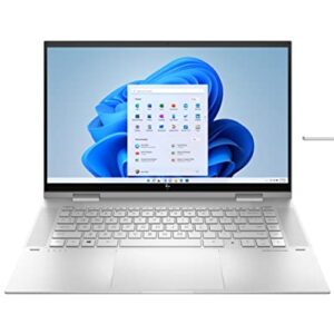 HP Envy X360 2-in-1 15.6" FHD Touch-Screen Laptop | 11th Generation Intel Core i7-1195G7 | Backlit Keyboard | Fingerprint | Windows 11 Home (Silver, 16GB RAM | 512GB SSD)