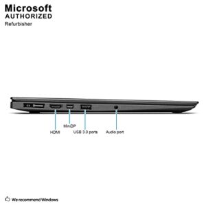 Lenovo ThinkPad X1 Carbon 4TH GEN 14" Business Laptop, Intel Core I5-6300U 2.4GHZ, 8G DDR3, M.2 128G SSD, HDMI, mDP, USB 3.0, Windows 10 Pro 64 Bit-Multi-Language Supports En/Fr/Sp(Renewed).