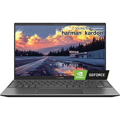 ASUS Zenbook 14" FHD Laptop, AMD Ryzen 5 5500U (Beats i7-1185G7), GeForce MX450 Graphics, Backlit Keyboard, Harman Kardon, 16 Hr Battery Life, Wi-Fi 6, Win 11 (8GB RAM | 1TB PCIe SSD)