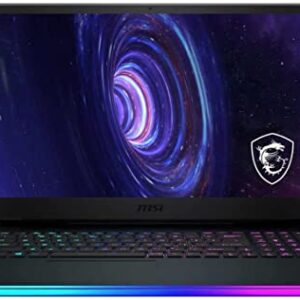 MSI GE76 Raider 17.3" FHD 144Hz Gaming Laptop - 11th Gen Intel Core i7-11800H up to 4.60GHz Processor, 64GB RAM, 2TB (2 x 1TB) NVMe SSD, GeForce RTX 3060 Graphics, Windows 11 Home, Titanium Blue